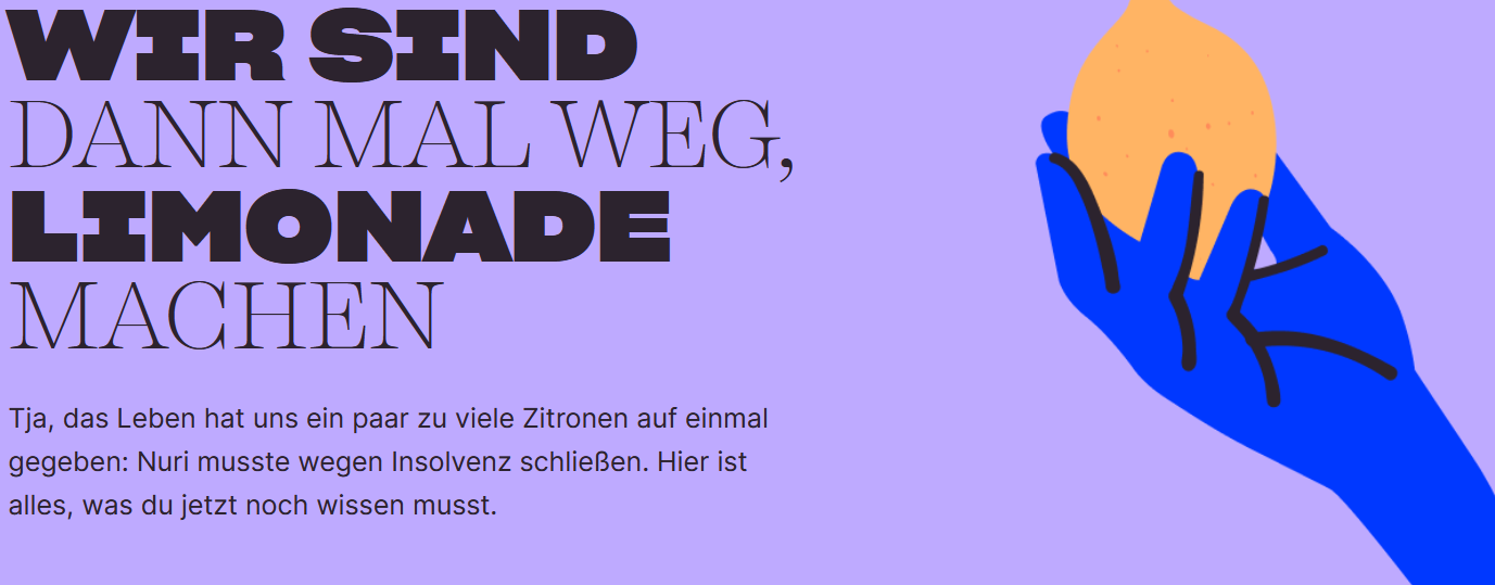 Neo-Bank Nuri hat die Türen geschlossen - Sackgeld.com