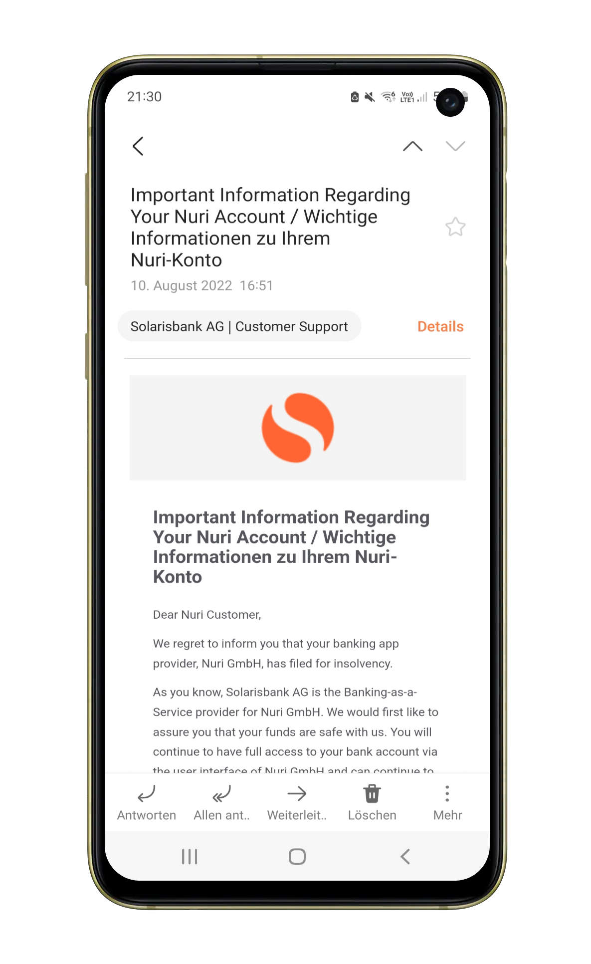 Neo-Bank Nuri hat die Türen geschlossen - Sackgeld.com