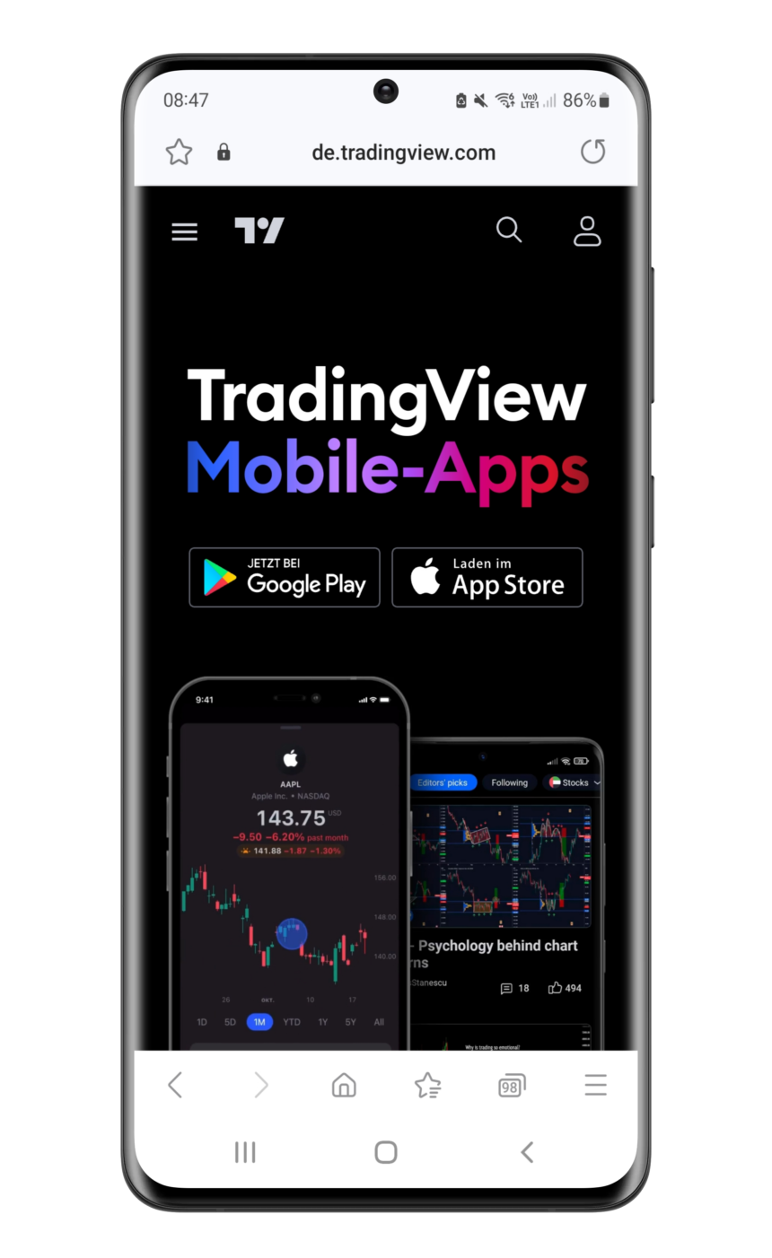 TradingView App im Test - Sackgeld.com